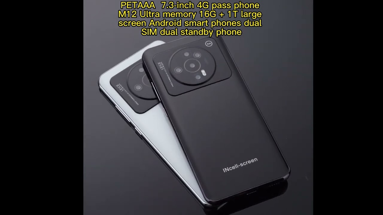 PETAAA 7.3-inch 4G pass phone M12 Ultra memory 16G + 1T large screen ...