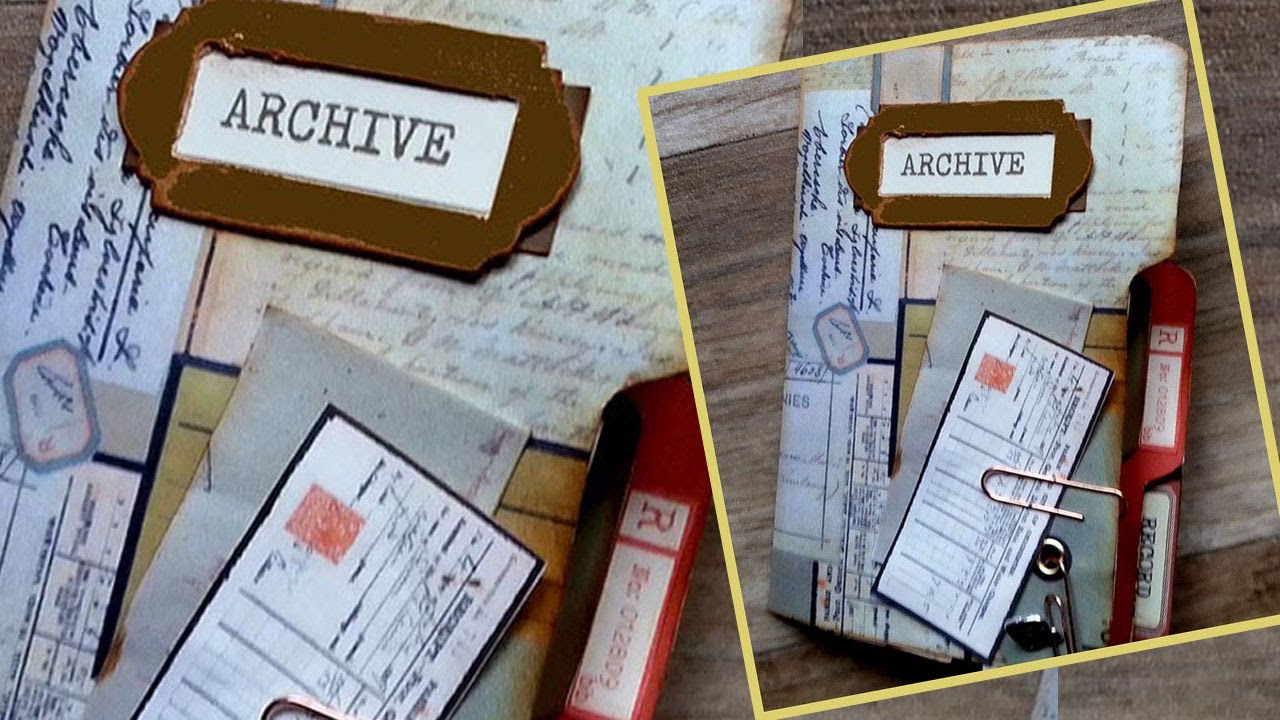 File Folio Tutorial Easy make! A Beautiful and Functional paper crafty ...