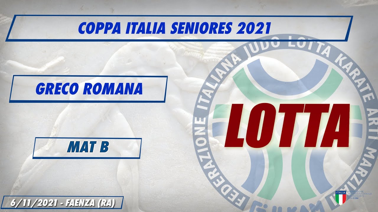Lotta - Coppa Italia Greco Romana 2021 - MAT B - YouTube