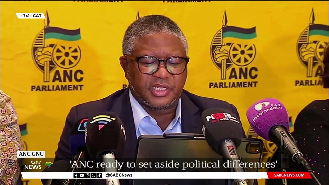 7th Parliament | ANC ready to set aside political differences: Fikile Mbalula - YouTube