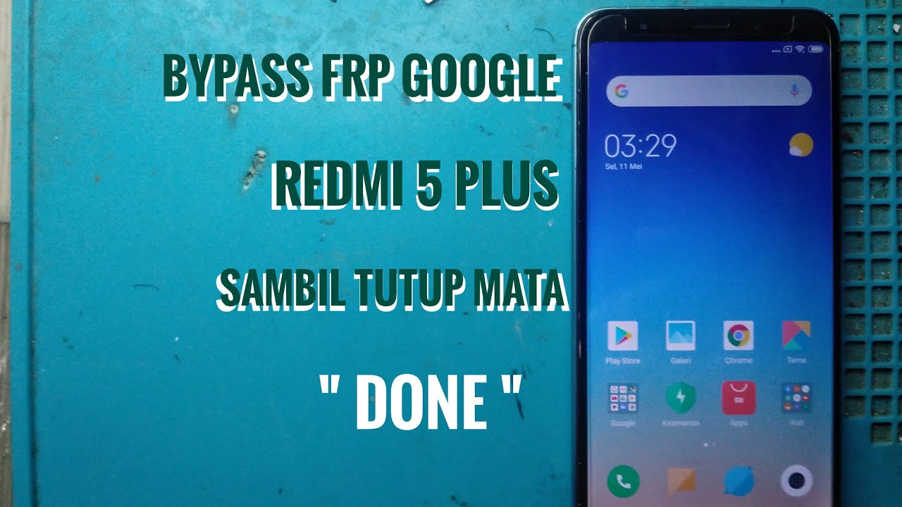 BYPASS FRP GOOGLE REDMI 5 PLUS || TANPA PC - YouTube