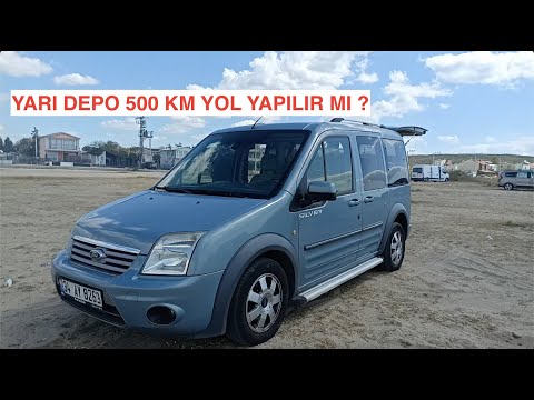 YARIM DEPO 500 KM YOL YAPABİLİR Mİ ? FORD CONNECT UZUN YOL YAKIT TÜKETİMİ | @FurkanKarakaya