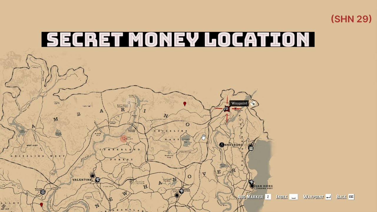 Abandoned Trading Post Hidden Money Location - RDR2 - YouTube