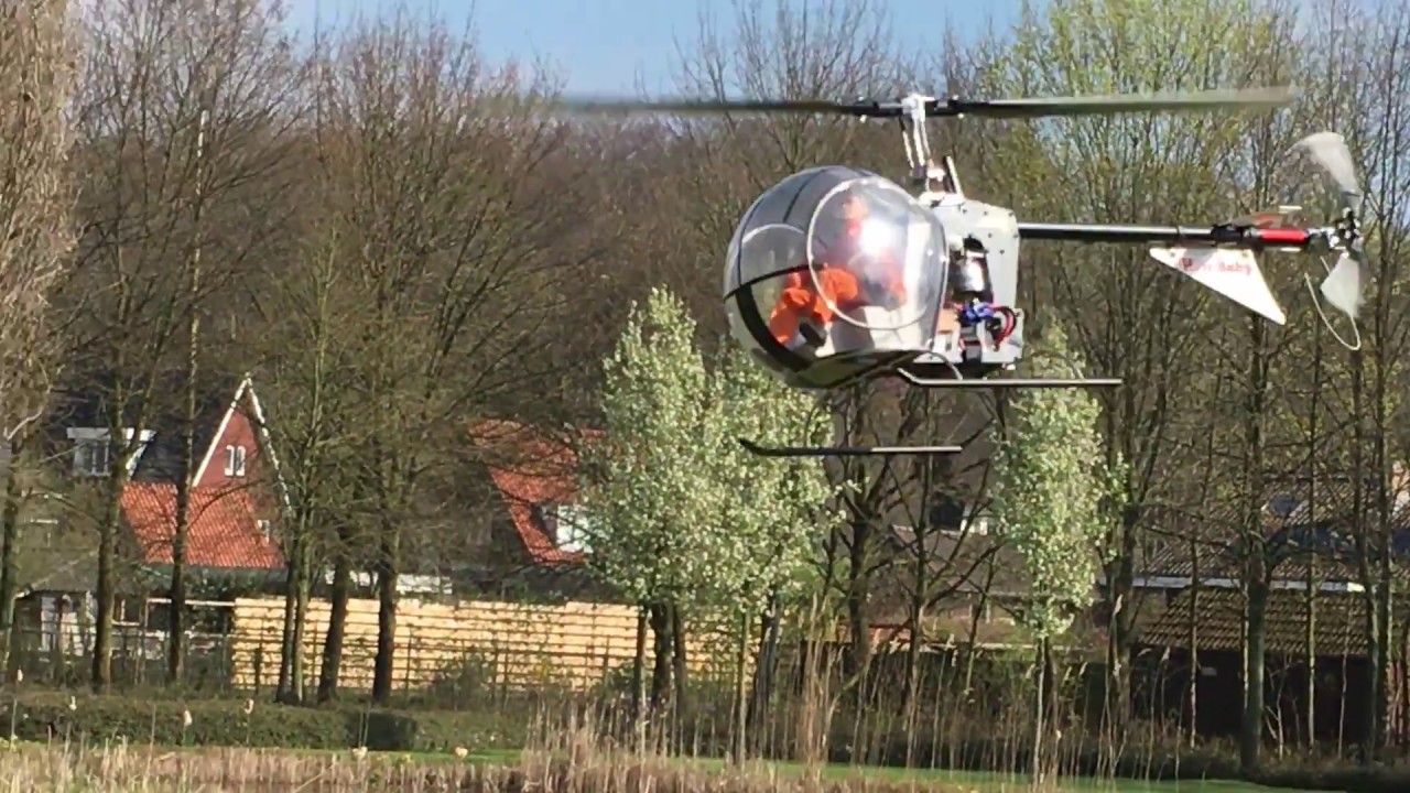 Heli Baby NT minicopter 1st flight Rcheliparts - YouTube
