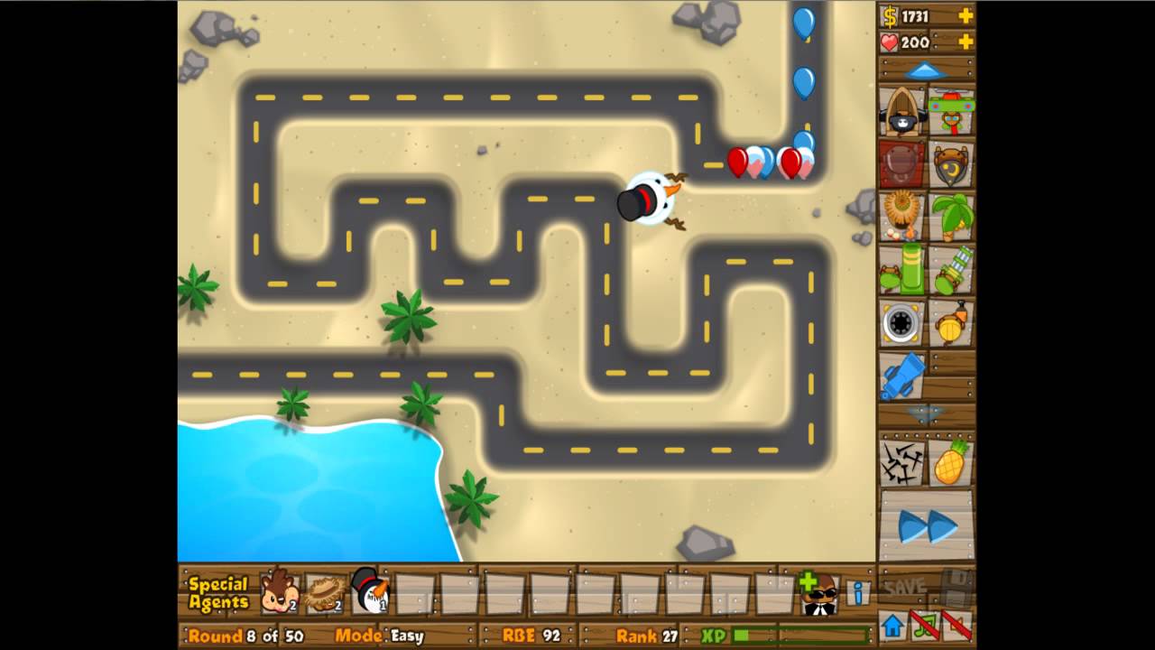 Bloons Tower Defense 5 - BTD5 Deluxe - NEW! Special Agent - Mad Snowman ...