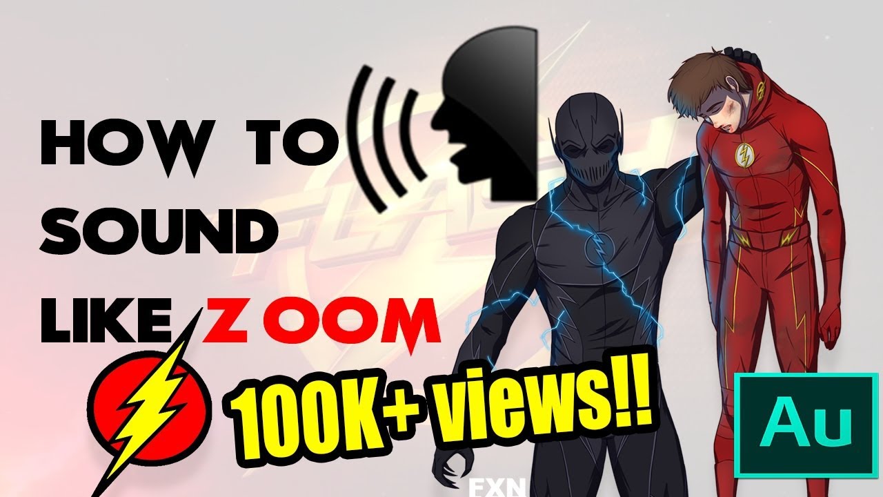 The Flash - How to sound Like Zoom Adobe Audition tutorial - YouTube