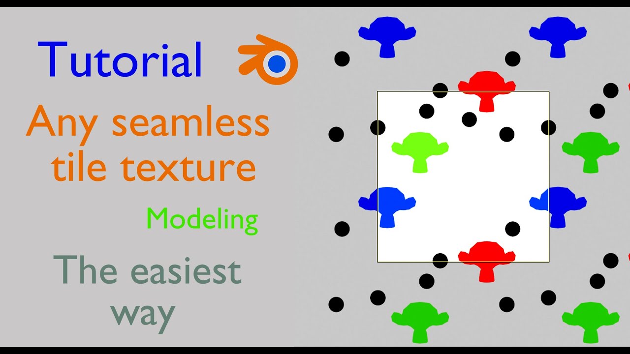 Any seamless tile texture in Blender (tutorial + file) the easiest way ...