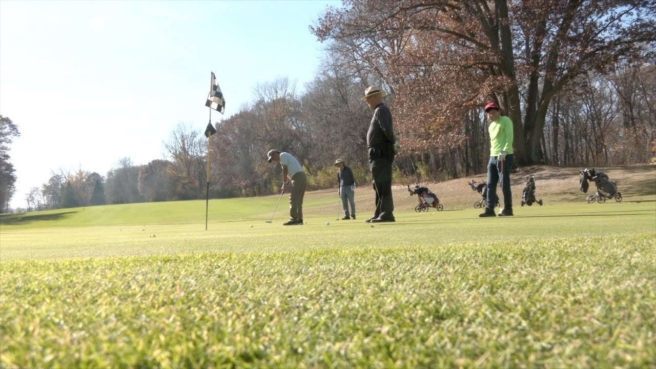 Early November Weather Fills the Golf Course - YouTube
