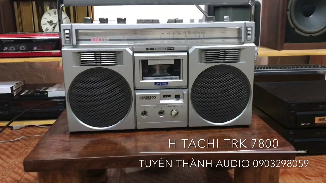 Hitachi ( Perdisco ) TRK 7800 (04) vẫn đẹp keng & hoàn hảo - YouTube