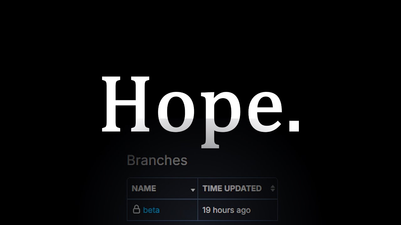 More Beta Updates. Meaning? Any Hope There? - YouTube