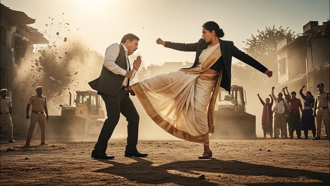 🔥 DM Riya Singh vs Minister | Bulldozer Action Scene | Powerful Indian ...
