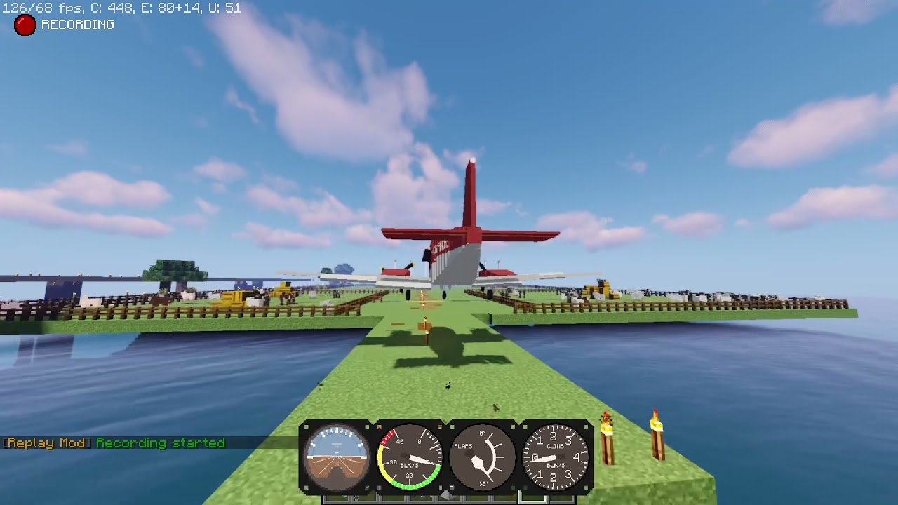 Short runways part 2… | Minecraft immersive vehicles - YouTube