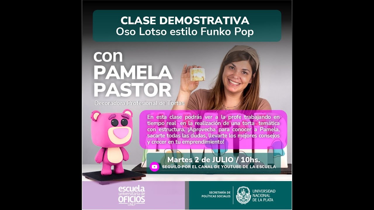 Clase demostrativa Pamela Pastor - Oso Lotso estilo Funko Pop - YouTube
