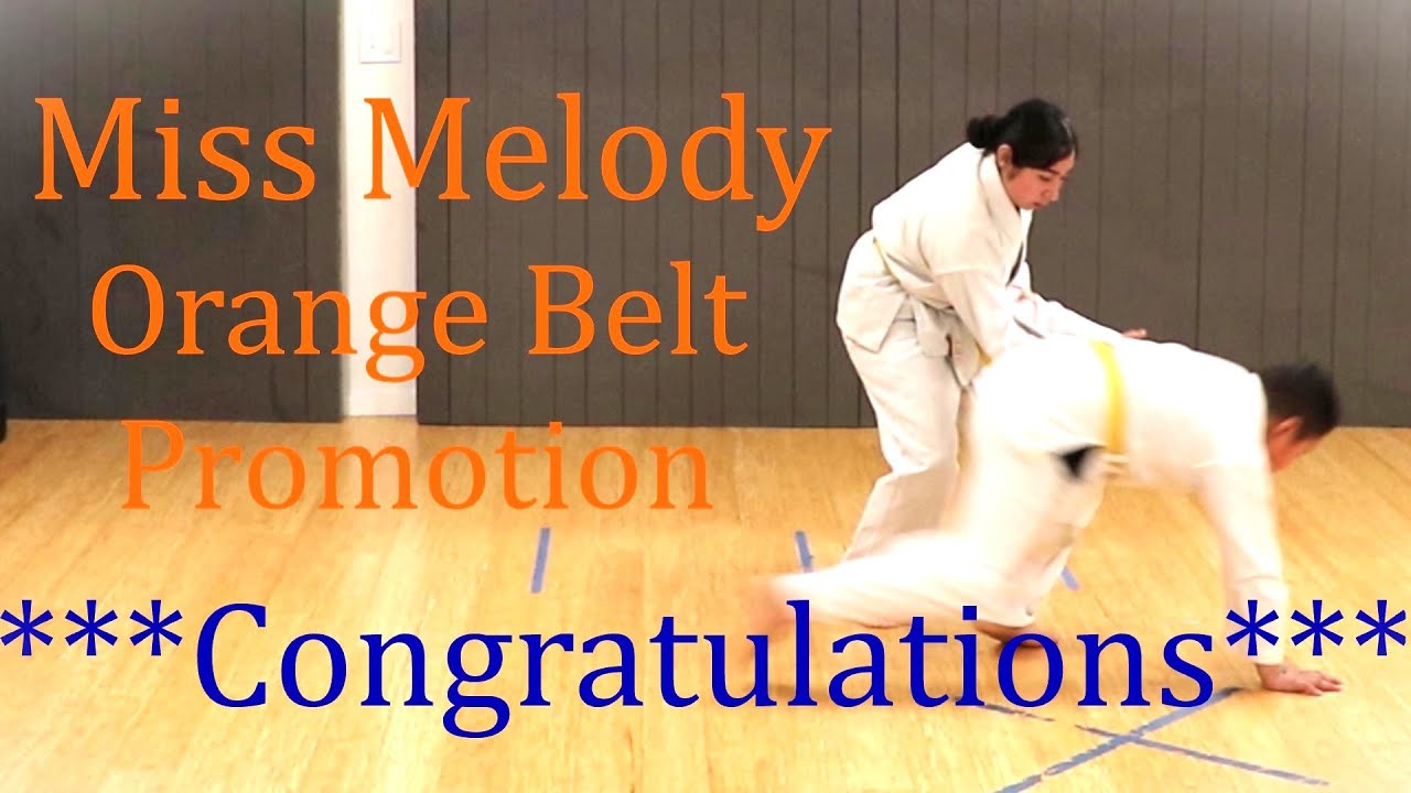 Kenpo Karate - Miss Melody Orange Belt Promotion - YouTube