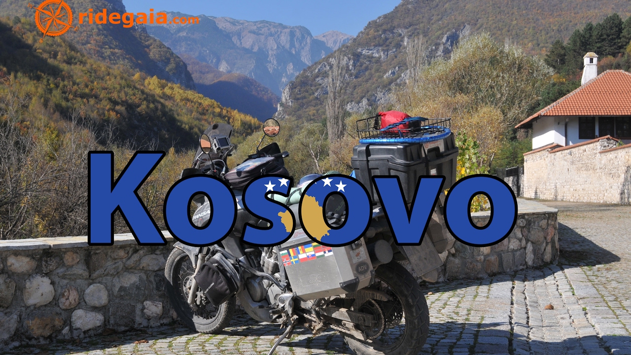 Ep 30 - Kossovo - Motorcycle Trip Around Europe - Honda Transalp 700 ...