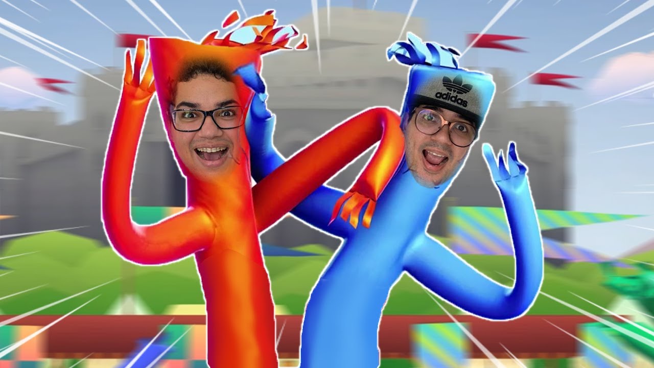 A BATALHA DOS BALÕES DE AR QUENTE!!! (INFLATALITY) - YouTube