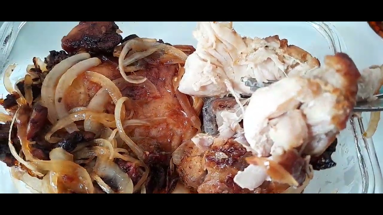 Chicken kalamansi with white onions parang Chickensteak - YouTube