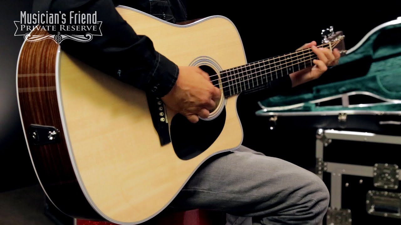 Martin DC-28E Acoustic-Electric Guitar - YouTube