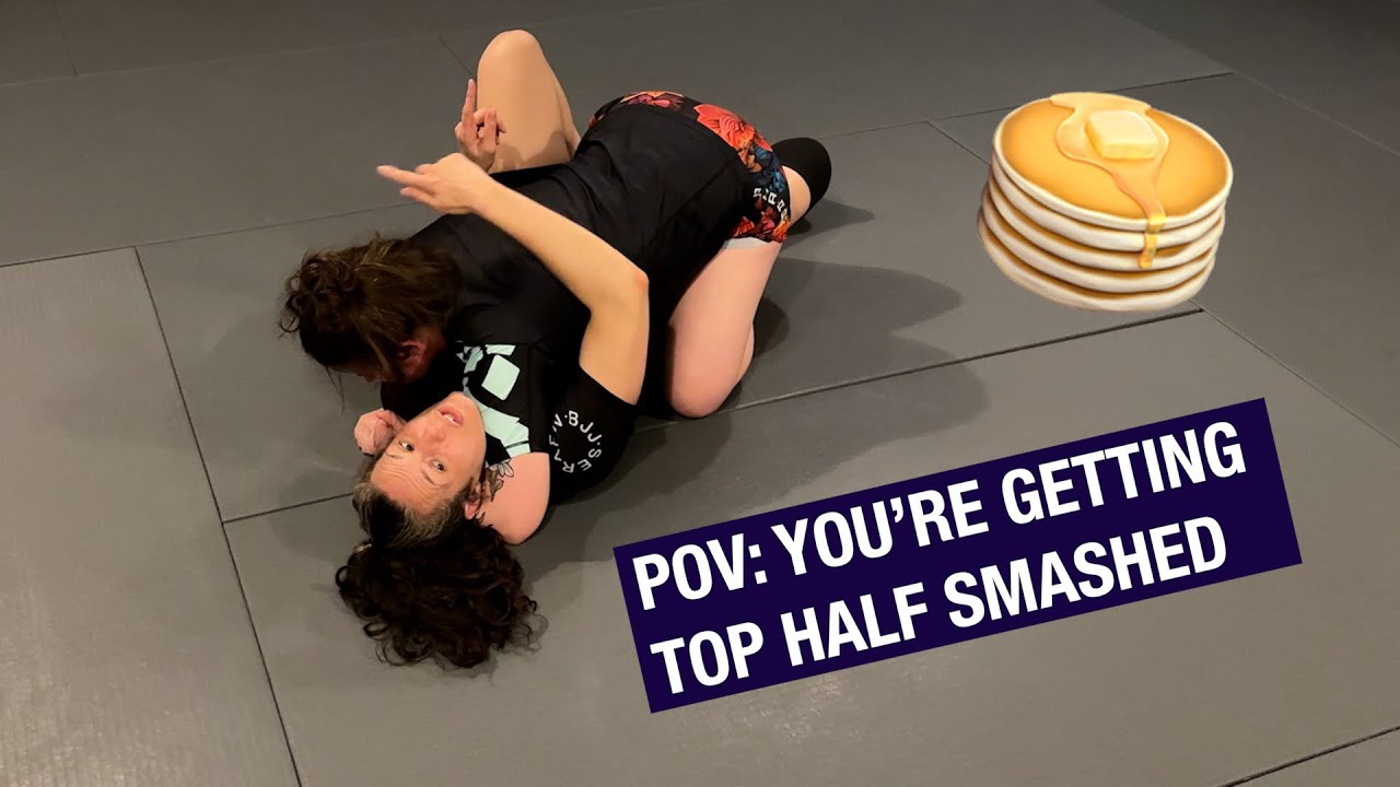 Jiu Jitsu w/Jen Z: How to Escape Top Half Smash using the Underhook - YouTube