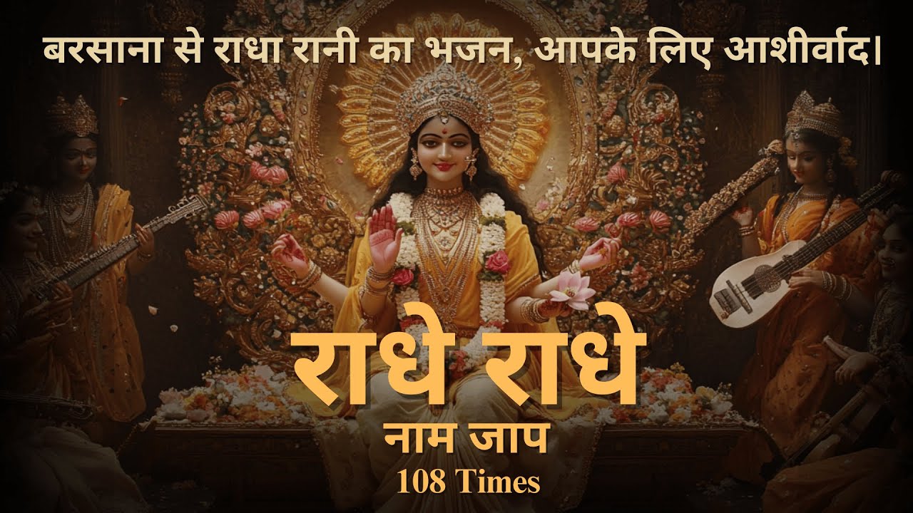 Radhe Radhe Chanting 108 Times | Soulful Bhakti Mantra | 1 Hour ...