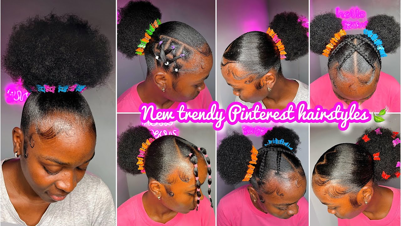 🌸🎀SLAYED PINTEREST Natural Hairstyles ON RELAXED HAIR 2024 + 𝐒𝐥𝐚𝐲𝐞𝐝 ...