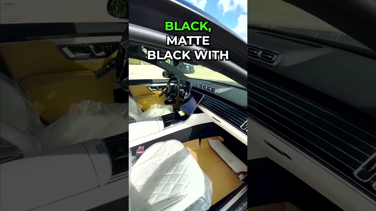 S580 AMG Custom Manufaktur Matte Black - YouTube