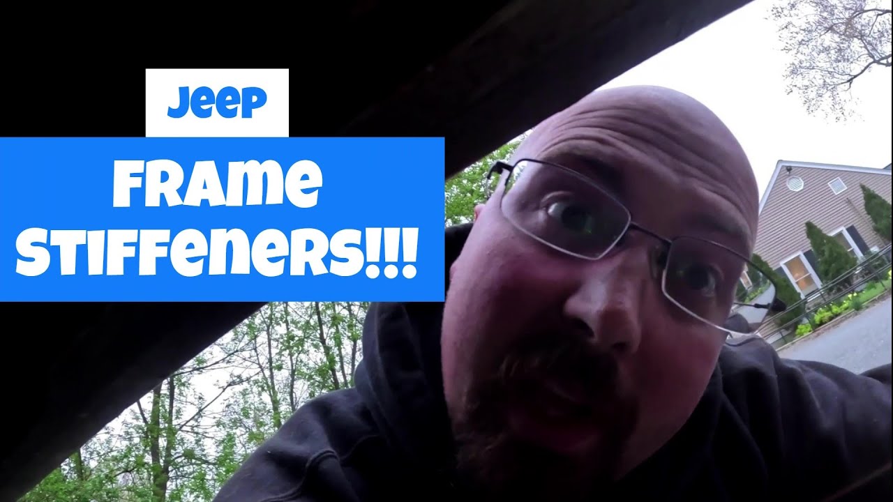 Frame stiffener install on a 91 Jeep Cherokee - YouTube