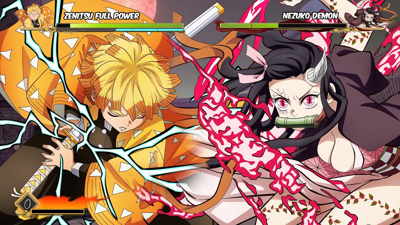 ZENITSU FULL POWER VS NEZUKO DEMON FULL POWER | Kimetsu No Yaiba The ...
