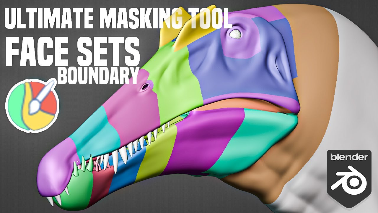Ultimate Masking Brush Tool in Blender! [Face Sets Boundary] - YouTube