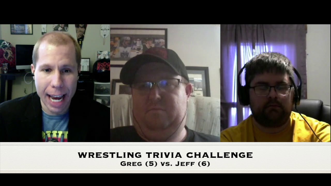 One hour iron man wrestling trivia match between Jeff Meacham and Greg ...