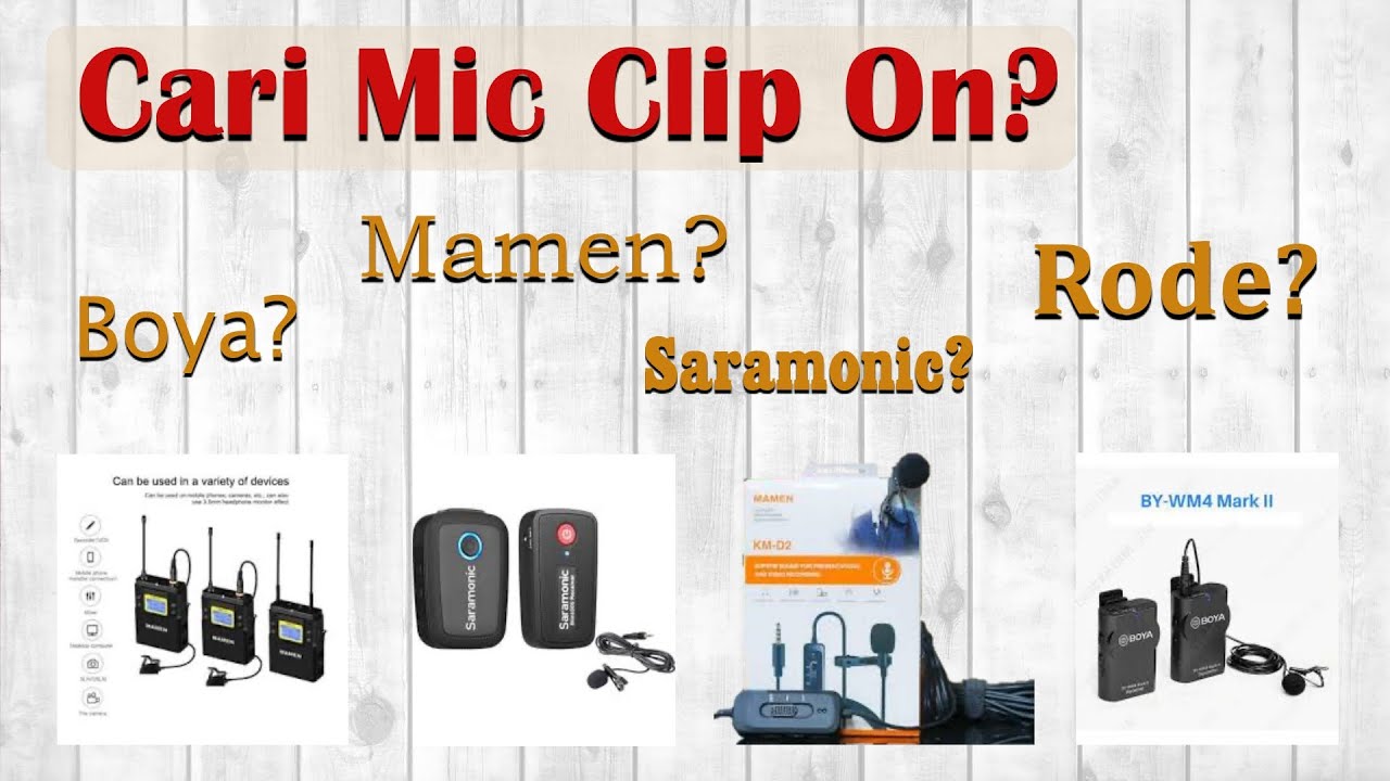 Simple and Easy Mic Clip On for Youtuber or Vlogger - YouTube