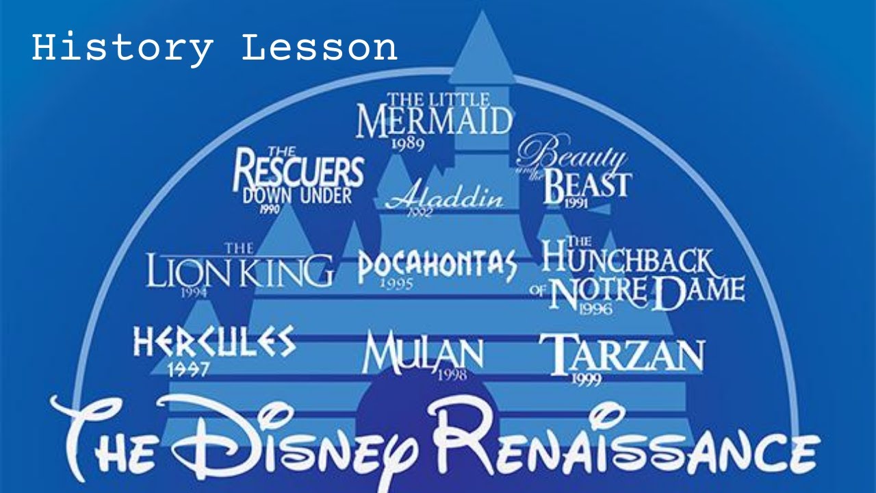 A Disney History Lesson: the Disney Renaissance & the Michael Eisner ...