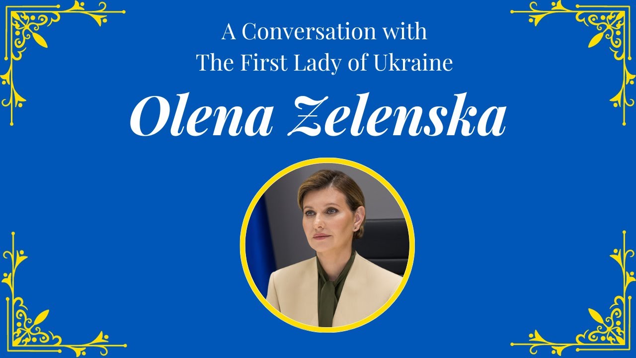 The First Lady of Ukraine Olena Zelenska at Georgetown - YouTube