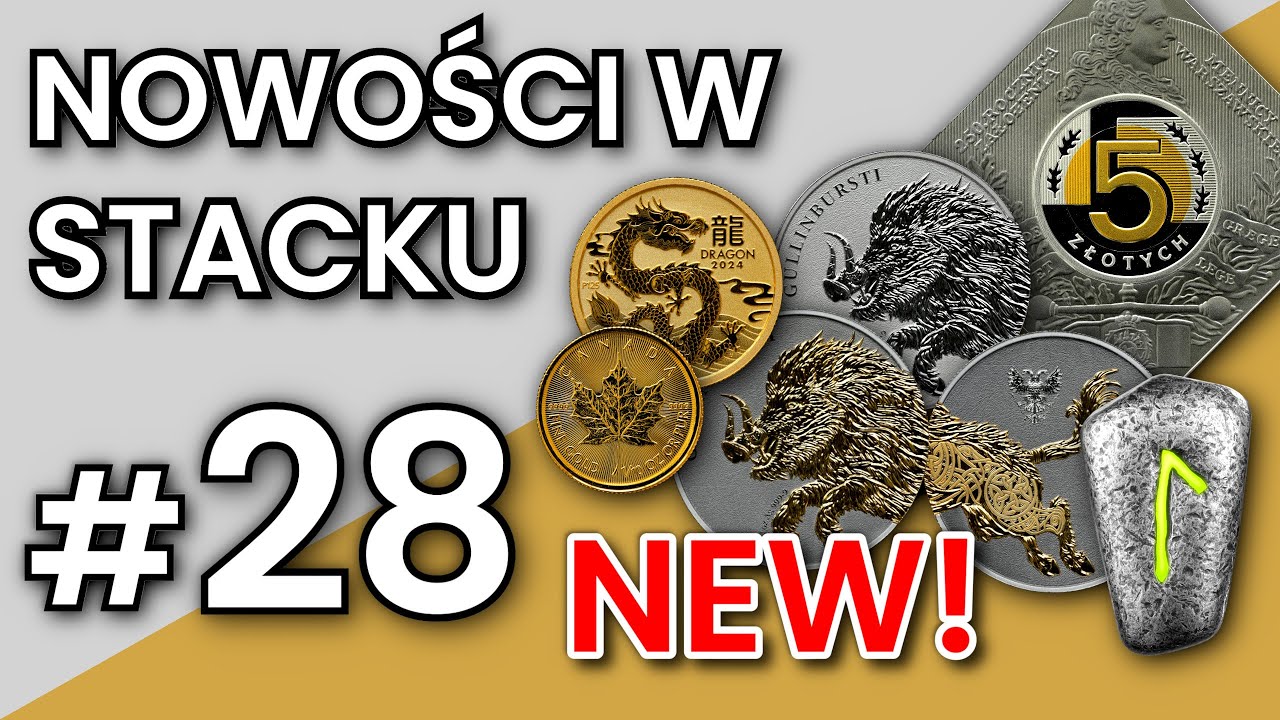 ZŁOTO na promocji i piękne SREBRO z premią! - Nowości w stacku #28 ...