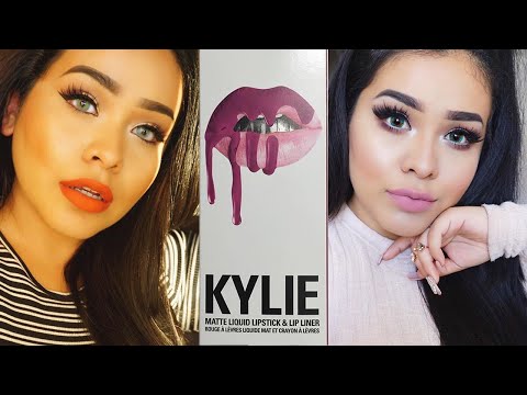 Kylie Lip Kit Swatches | FULL COLLECTION 7 SHADES