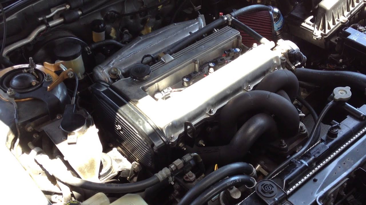 Mazda MX6 FE3 start up after ecu install - YouTube