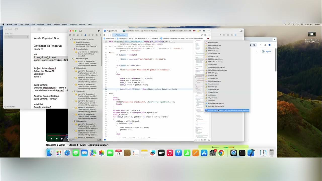 How to Open a Cocos2d-x Project in Xcode: A Beginner's Guide for Game Developers (2024) - YouTube