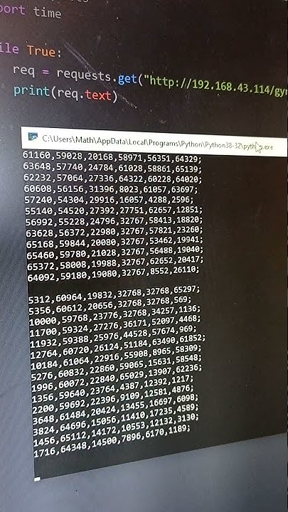 ESP01 Gyro : Récupération des mesures en Python - YouTube