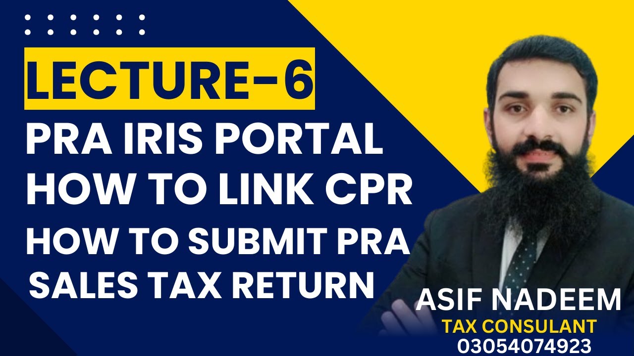 How to Submit PRA Sales Tax Return How to Link CPR with PRA Sales Tax ...