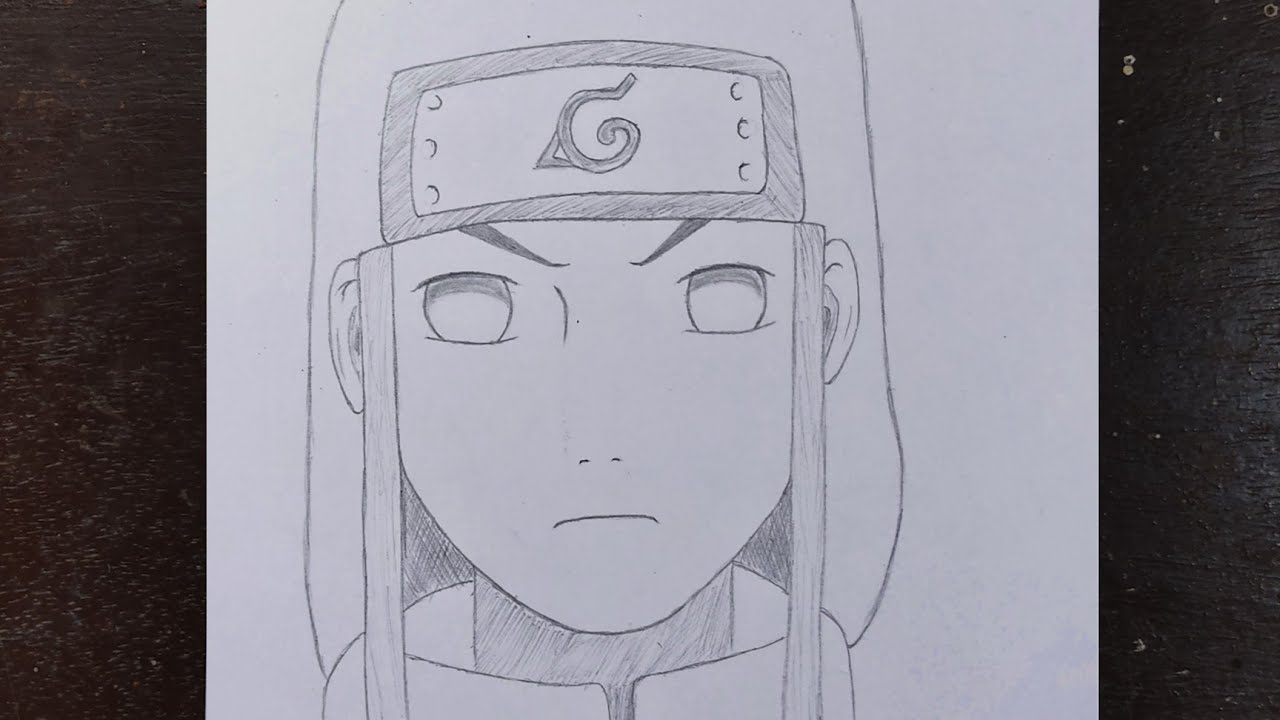 How To Draw Neji Hyuga Shippuden