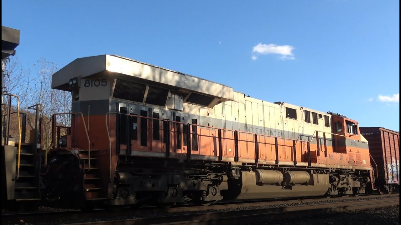 The stink train then 8105 Interstate heritage 4k - YouTube