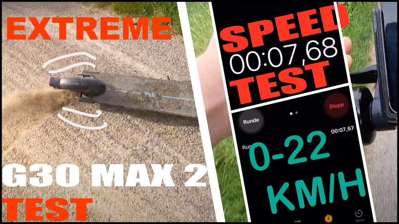 Ninebot G30 MAX II EXTREME TEST | DRIFT | Wheelie ? - YouTube