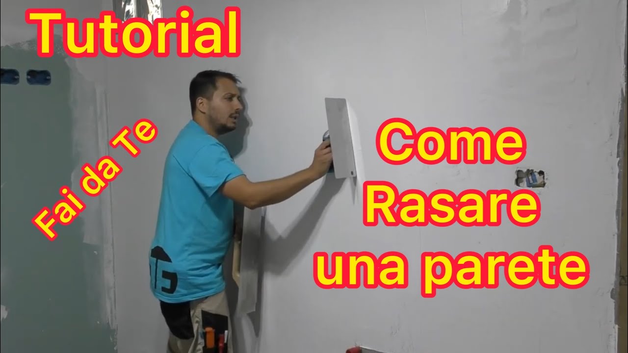 Come rasare stuccare una parete interna intonacata - Ristrutturare ...