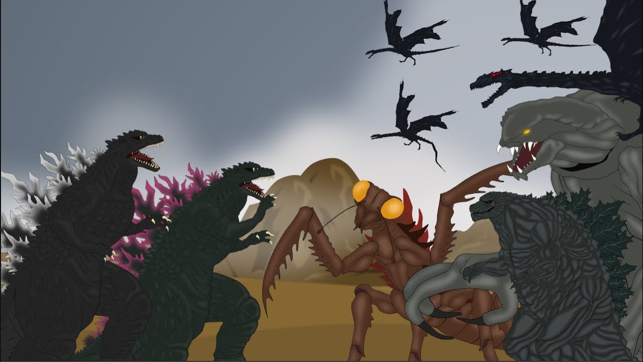 Godzilla War Part 1 Godzilla 2001 2002 Vs Godzilla Earth Pandy Animation 20 Youtube