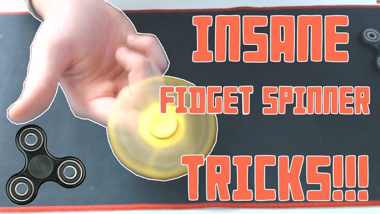 INSANE FIDGET SPINNER TRICKS!!! - YouTube