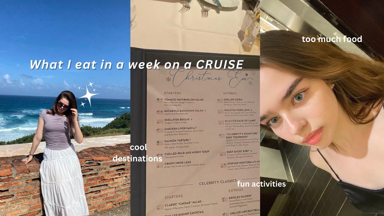 Cruise Dairies🎀: what i eat, Christmas fun, fun activities, yapping ...