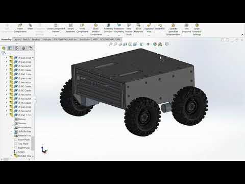 Exporting Mobile Robot Solidworks Assembly to ROS - YouTube