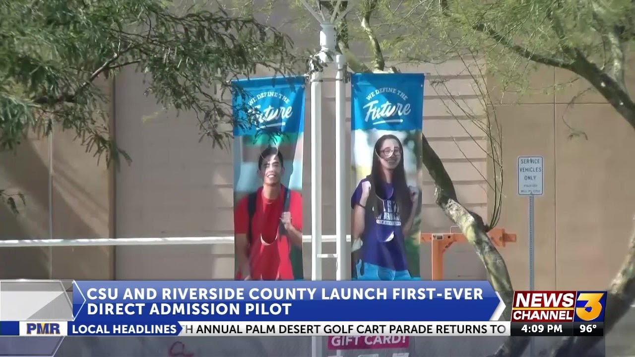 CSU and Riverside County launch first-ever direct admission pilot - YouTube