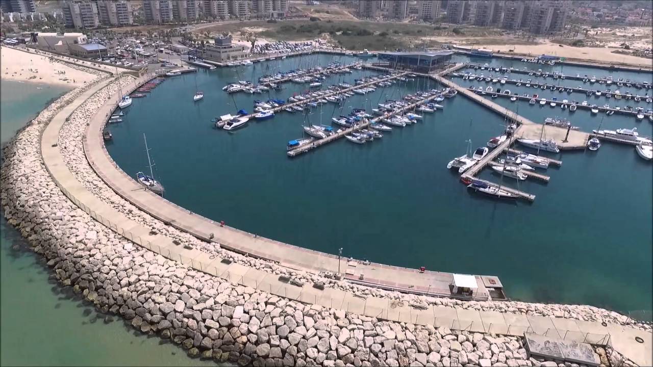 Ashdod Sea Park, Beach and Marina - YouTube