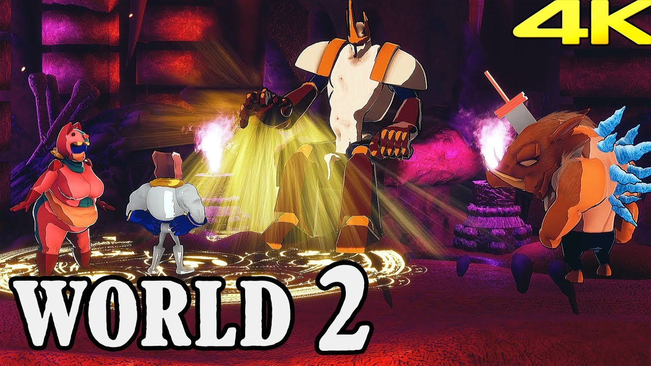 Bacon Man: An Adventure - Walkthrough Part 2 - World 2 Gameplay (4K ...